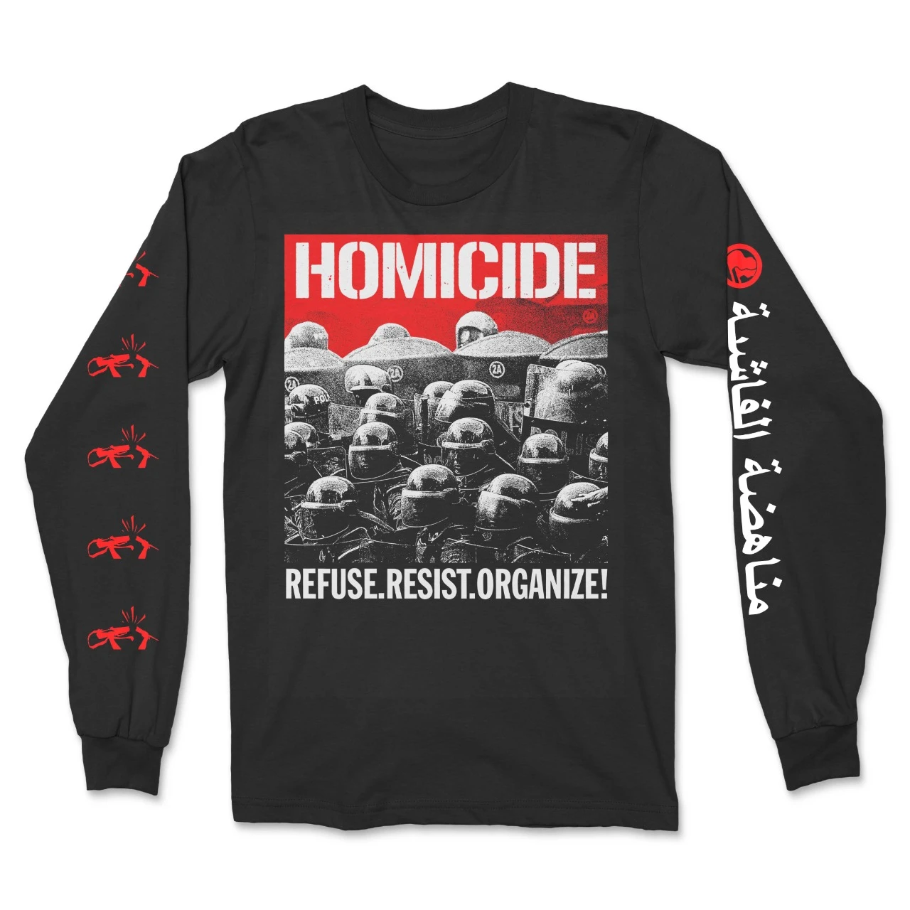 Homicide – “Organize Longsleeve” – Grimloc Store